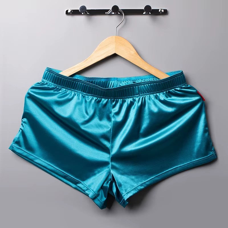 Men’s Shiny Silky Satin Boxer Shorts – Sleepwear - Urban Tendency